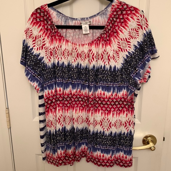 Rebecca Malone | Tops | Set Of Two Rebecca Malone Knit Tops Celebrate ...